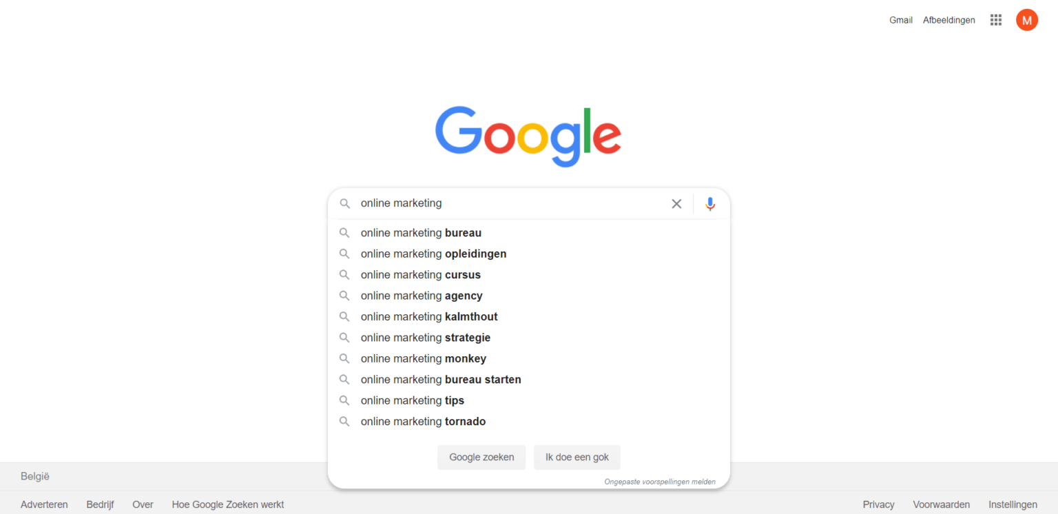 Betekenis Google Suggest - Online Marketing Monkey